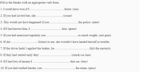 Type 3 Conditional Clauses Worksheet For Class 8 – Perfectyourenglish.com